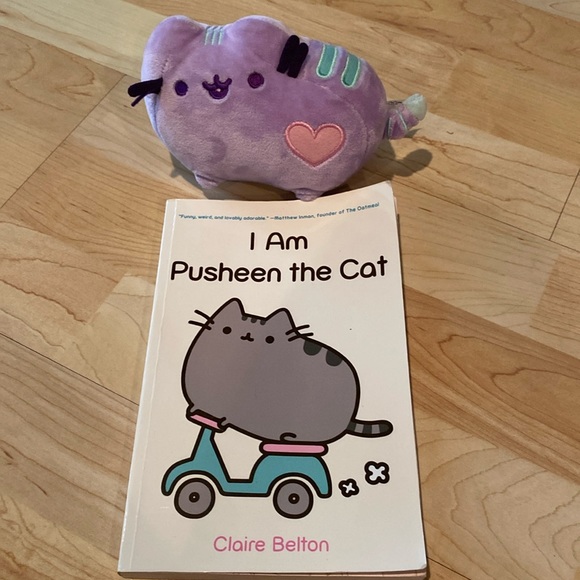 Pusheen | Toys | Lot Of 2 Plush Purple Pusheen Cat And Book I Am ...
